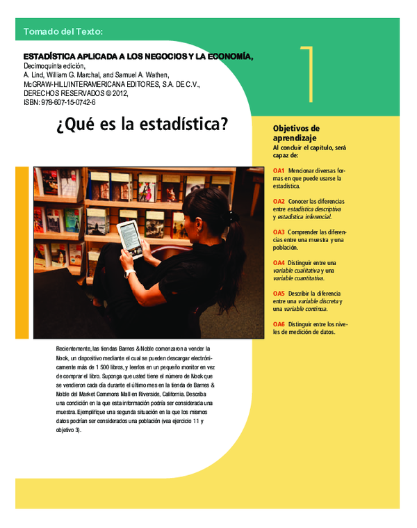 (PDF) Qué es la estadística