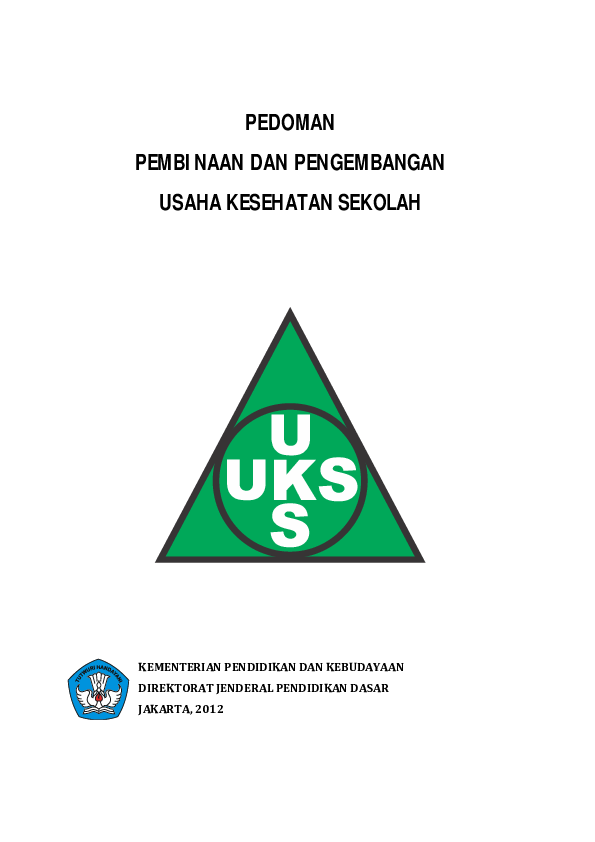 (PDF) Pedoman pembinaan uks