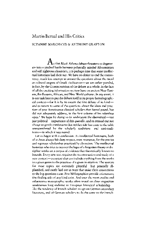 Martin Bernal Quotes