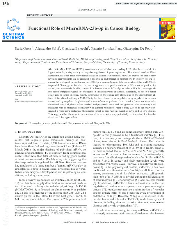 (PDF) BENTHAM SCIENCE