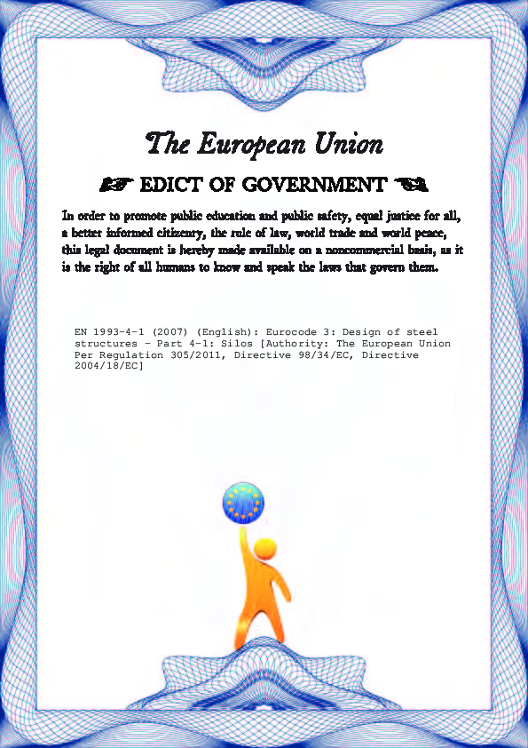 (PDF) EN 1993-4-1: Eurocode 3: Design of steel structures - Part 4-1: Silos