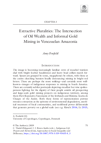 (PDF) “Extractive Pluralities: The Making of Life-worlds where Oil ...