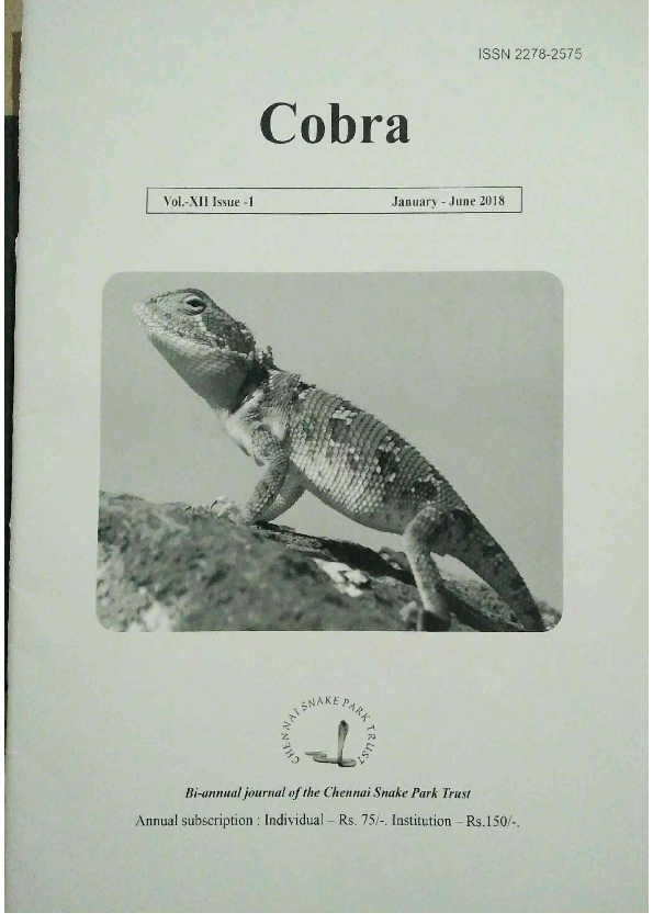 (PDF) NATURAL HISTORY NOTES ON THE HARDWICKE'S BLOODSUCKER, Calotes ...