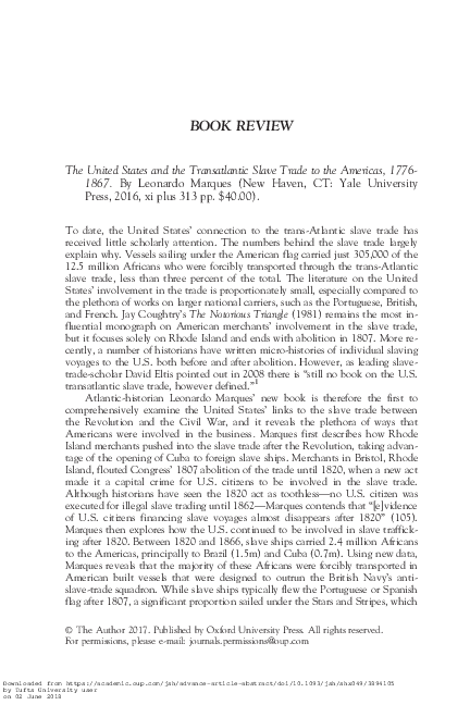 (PDF) Nick Radburn reviews the United States and the Transatlantic ...