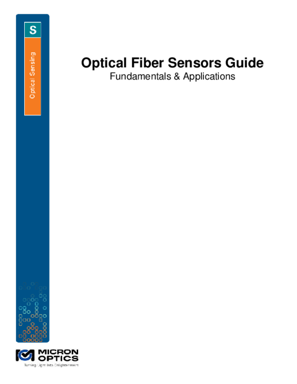 (PDF) Optical Fiber Sensors Guide