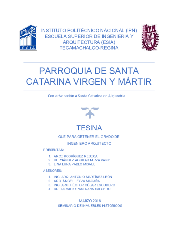 (PDF) INSTITUTO POLITÉCNICO NACIONAL (IPN) ESCUELA SUPERIOR DE ...
