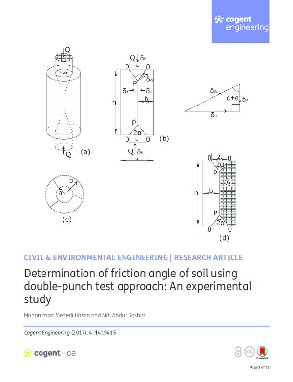 (PDF) Soil friction angle | aang cendana - Academia.edu