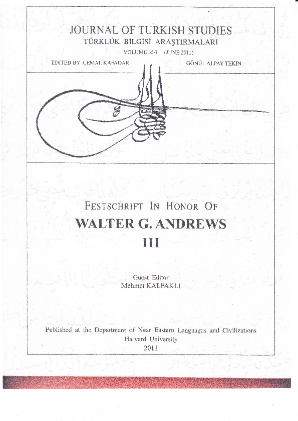 (PDF) Ottoman Poetry - Ottoman Politics