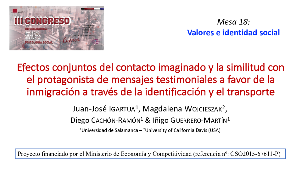 (PDF) Efectos conjuntos del contacto imaginado y la similitud con el ...