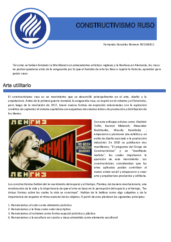 (PDF) El Constructivismo