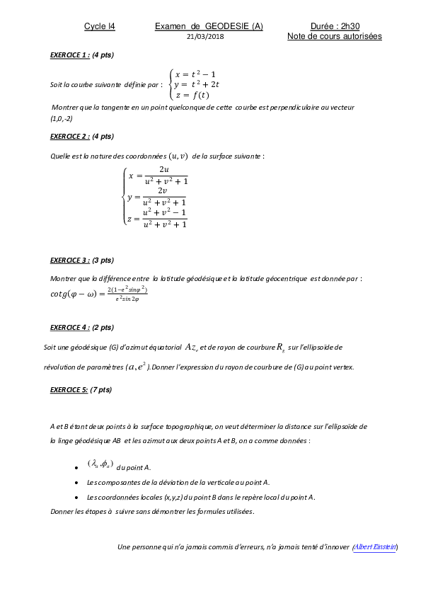 (PDF) EXERCICE 1 : (4 pts | taibi hebib - Academia.edu