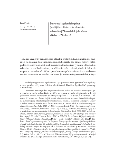 (PDF) Prince Sigismund I (the future King of Poland and Grand Duke of ...