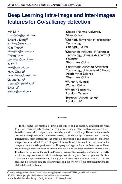(PDF) Deep Learning intra-image and inter-images features for Co ...