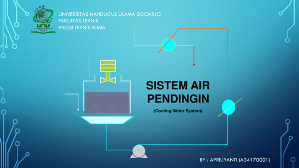 Ppt Cooling Water System Pptx