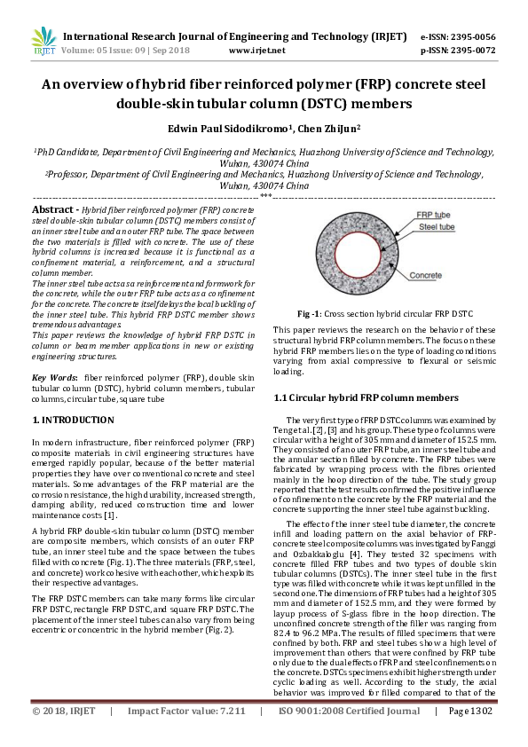 (PDF) An overview of hybrid fiber reinforced polymer (FRP) concrete ...