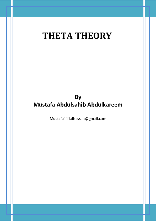 (DOC) THETA THEORY