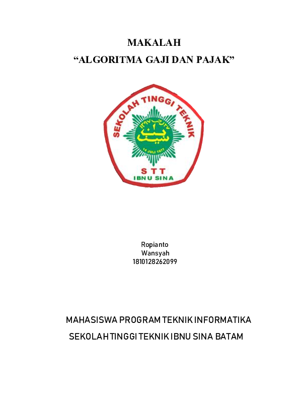 Pdf Teori Naratif Flowchart Dan Pseudocode