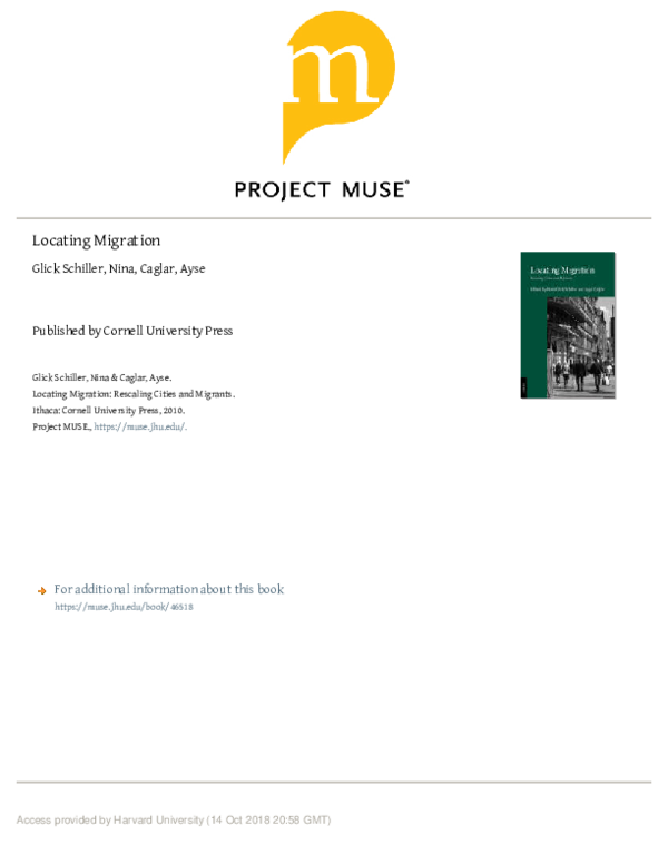 (PDF) Neil Brenner, “The urban question and the scale question: some ...