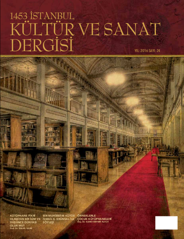 (PDF) ISAM Kutuphanesi - 1453 İstanbul Kültür ve Sanat Dergisi ...