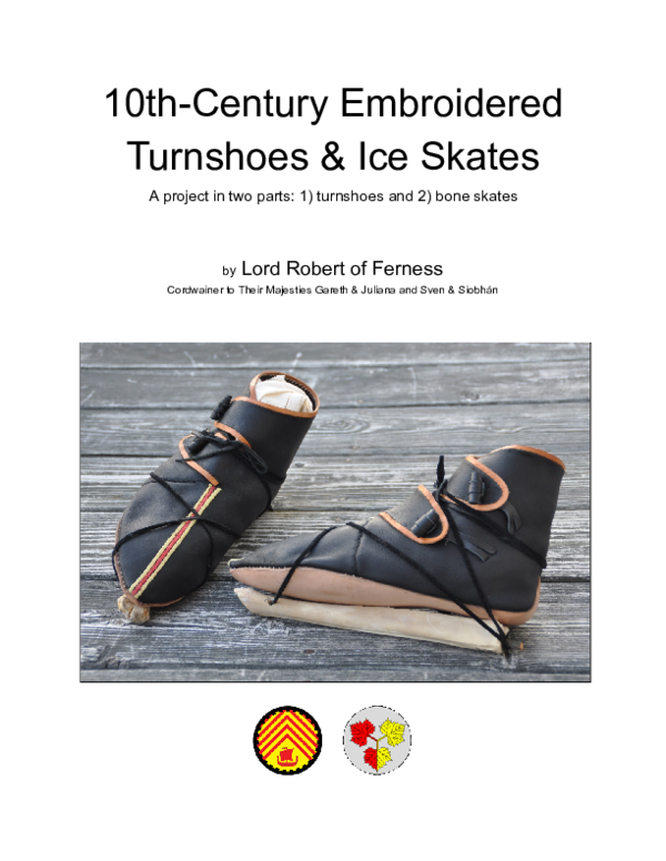 (PDF) 10th-Century Embroidered Turnshoes on Bone Ice Skates