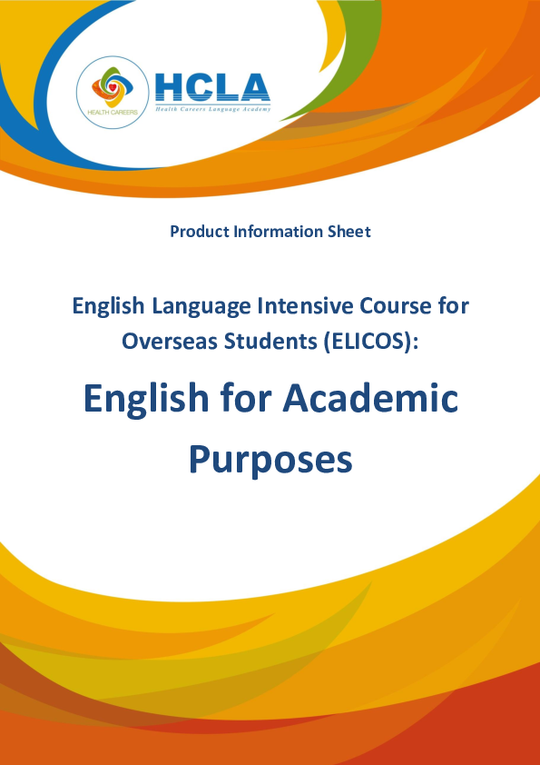 (PDF) English Language Intensive Course for Overseas Students (ELICOS ...