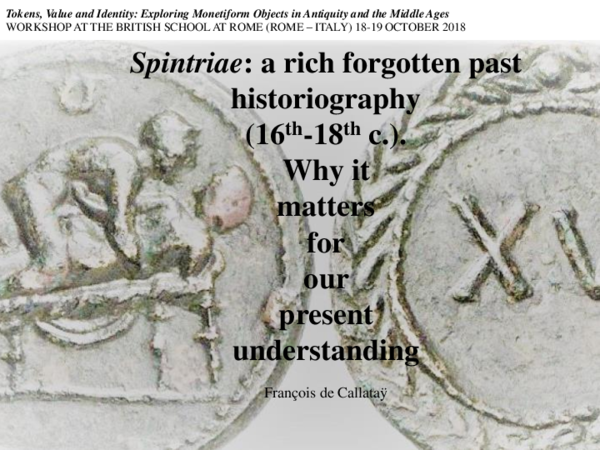 (PPT) Spintriae: a rich forgotten past historiography (16th-18th c ...