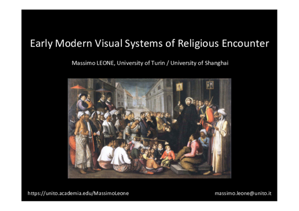 (PDF) 2018 - Early Modern Visual Systems of Religious Encounter - A ...