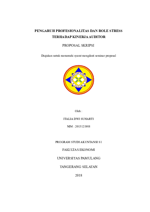 (DOC) COVER PROPOSAL