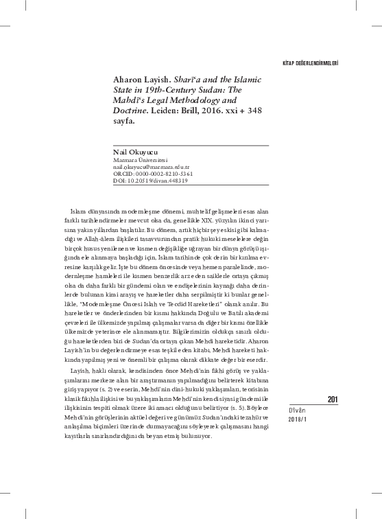 (PDF) Aharon Layish. Shari‘a and the Islamic State in 19th-Century ...