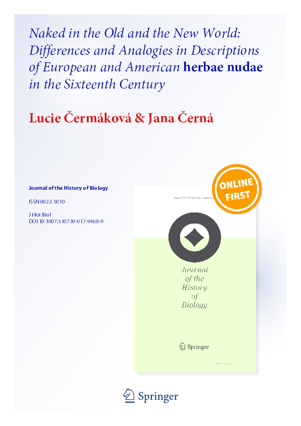 (PDF) Naked in the Old and the New World: Differences and Analogies in ...