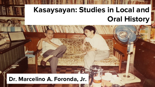 (PDF) Book Review on Marcelino Foronda's Kasaysayan: Studies in Local ...