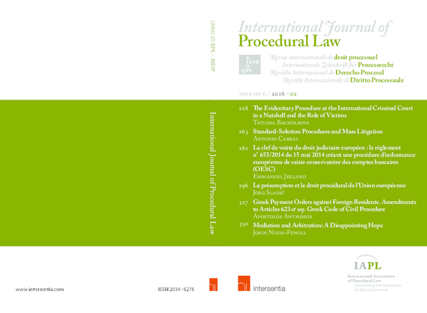 (PDF) Greek Payment Orders against Foreign Residents. Amendments to ...