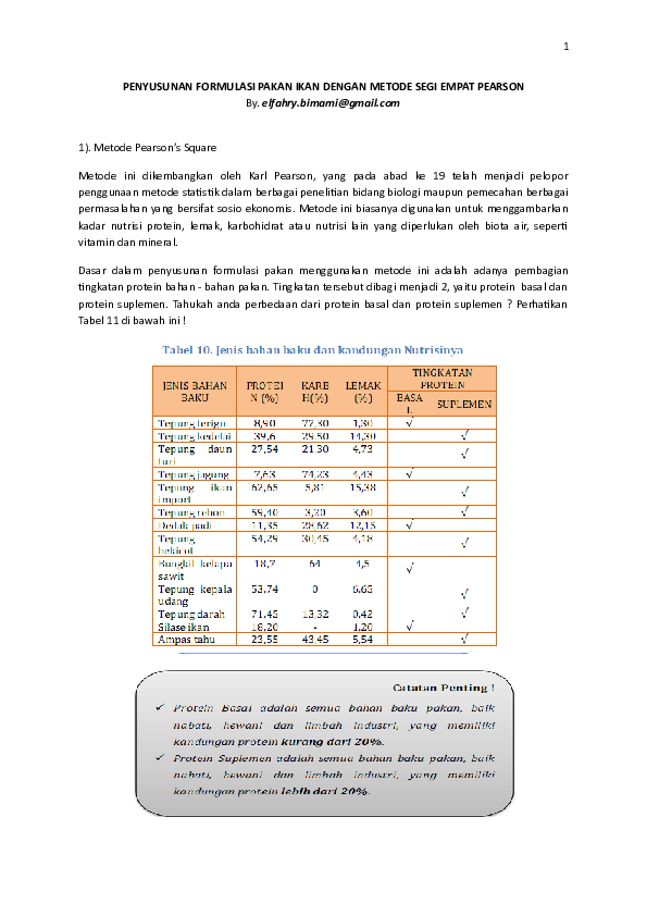 (DOC) Pakan Buatan Metode Pearson Square.docx