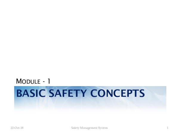 (PPT) Basic Safety Concepts