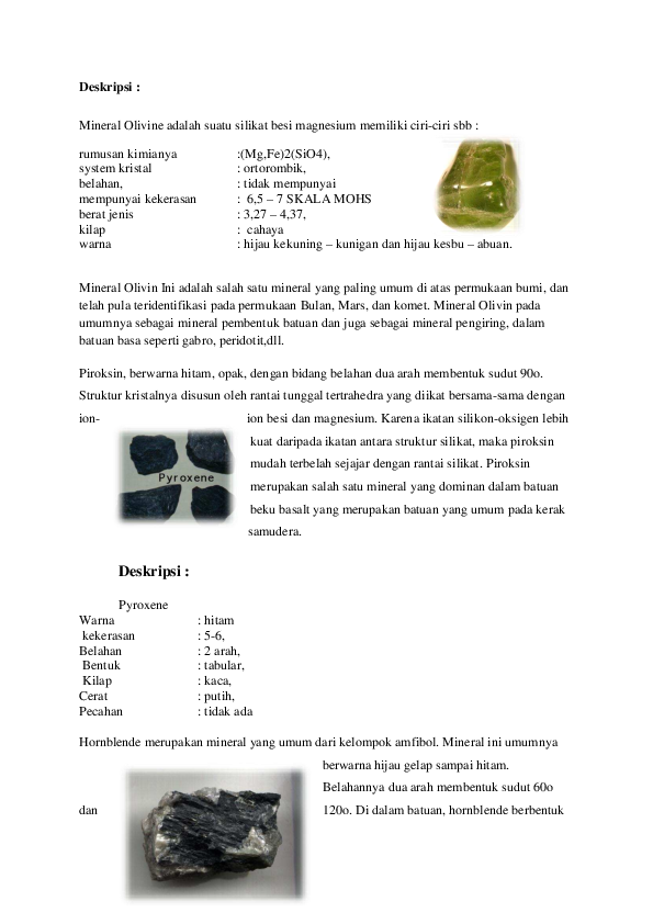 (PDF) Deskrips Mineral