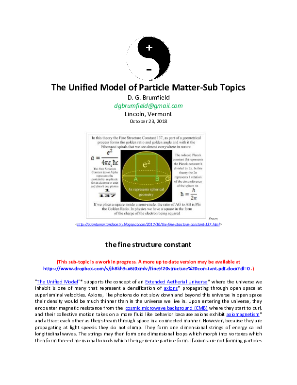 Doc The Fine Structure Constant