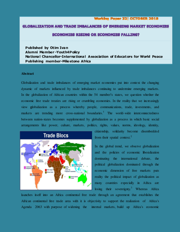 (PDF) GLOBALIZATION AND TRADE IMBALANCES OF EMERGING MARKET ECONOMIES