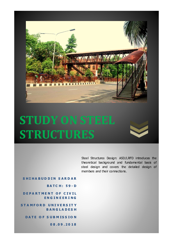 (PDF) STUDY ON STEEL STRUCTURES