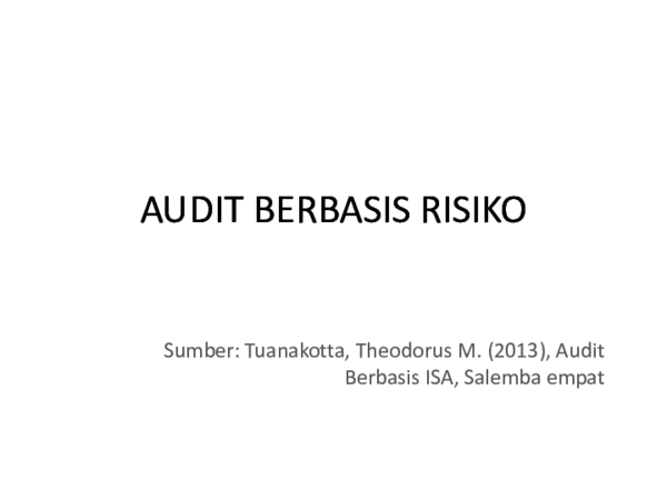 (PPT) 4. Audit Berbasis Risiko.ppt