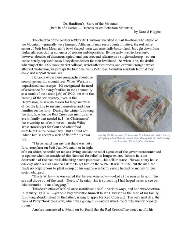 (PDF) Dr. Hardison's 'Story of the Mountain' (Part 2 of a Series ...