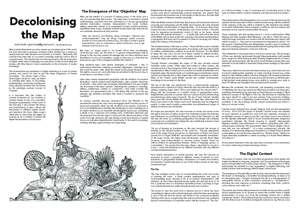 (PDF) Decolonising the Map