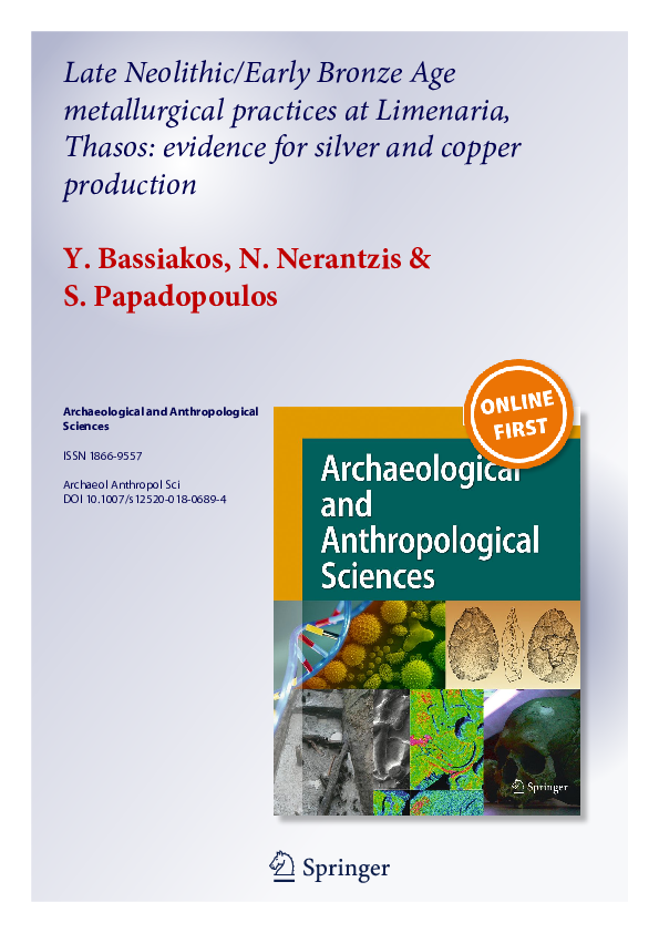 (PDF) Late Neolithic/Early Bronze Age metallurgical practices at ...