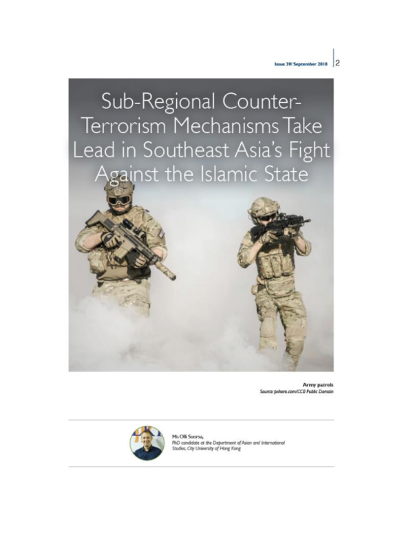 (PDF) Sub-Regional Counter-Terrorism Mechanisms Take Lead in Southeast ...