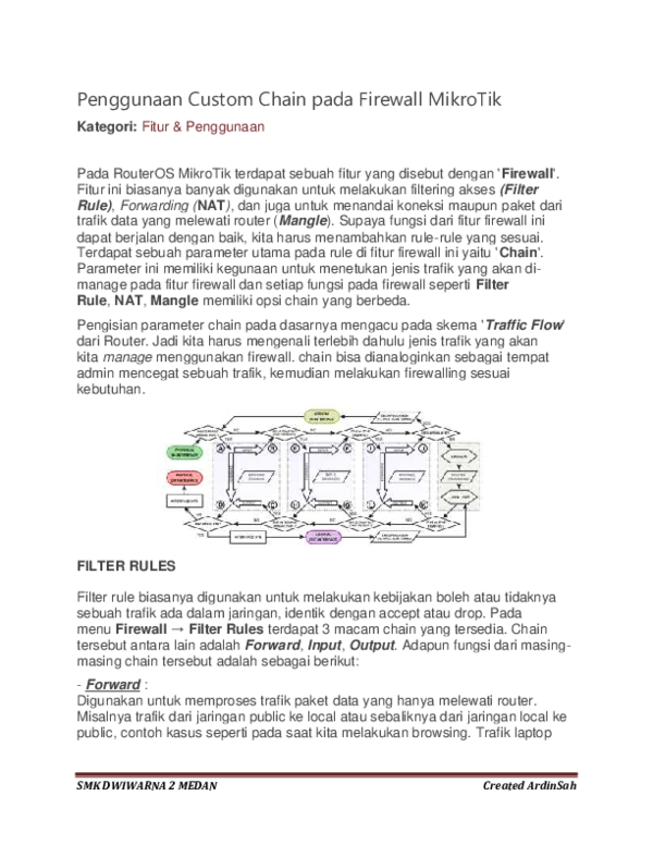Pdf Konfigurasi Routing Static 4 Router Mikrotik