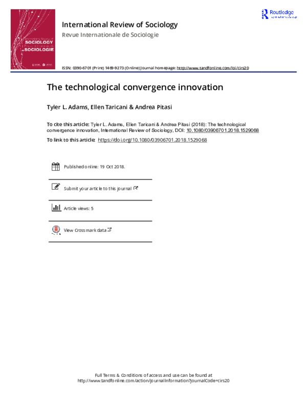 (PDF) The technological convergence innovation | Andrea Pitasi - Academia.edu