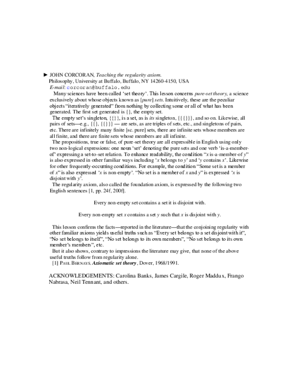 (PDF) Teaching the regularity axiom.6