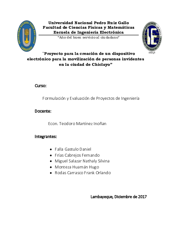 (DOC) FORMULACIÓN - PROYECTO FINAL - CORRECCIONES.docx | Frank Rodas Carrasco - Academia.edu