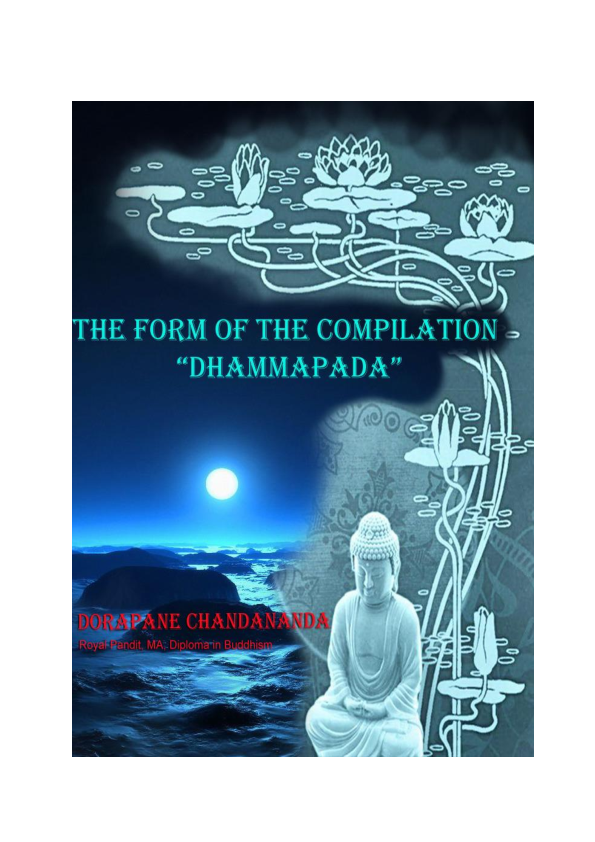 (PDF) The Form of the Compilation of Dhammapada.pdf