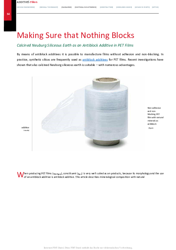 (PDF) Anti blocking additive