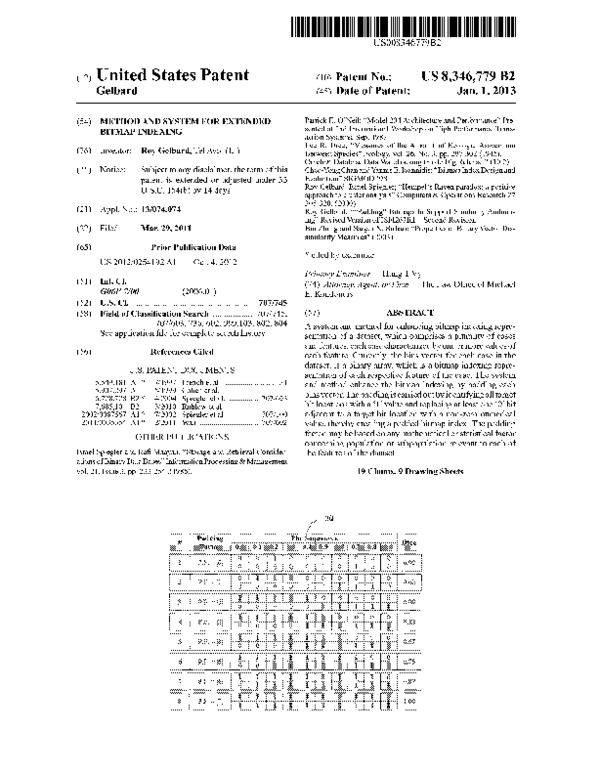 Method And System For Extended Bitmap Indexing